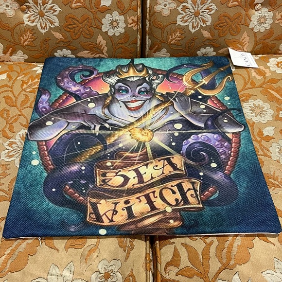 Bedding | 52 Sea Witch Ursula Pillow Cover | Poshmark
